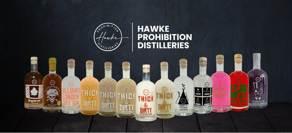 Hawke Prohibition Distillery Products – Hawke Prohibition Distilleries